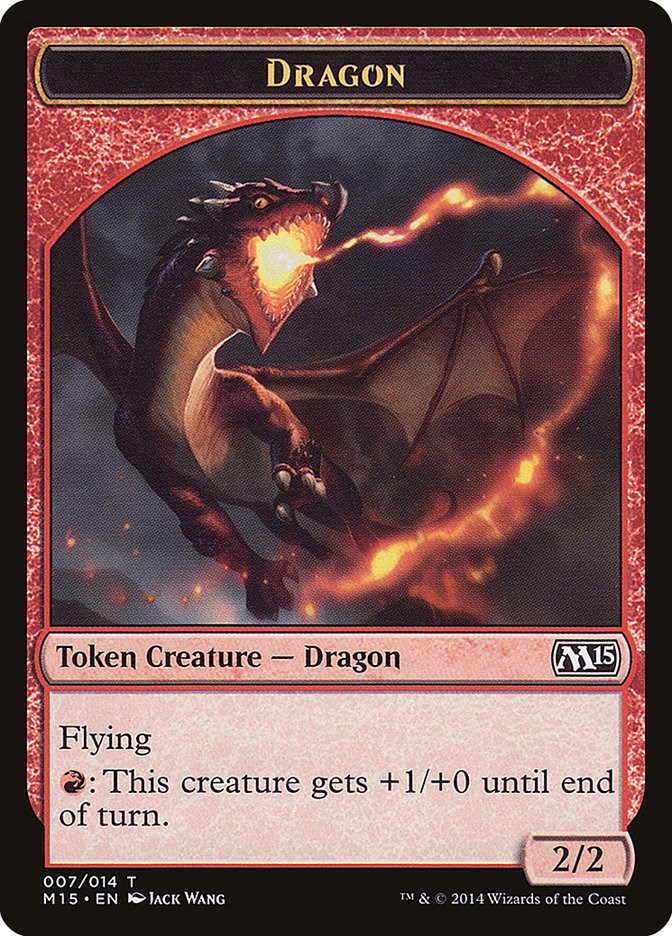 Dragon Token - Magic 2015 (M15) - Magic: The Gathering