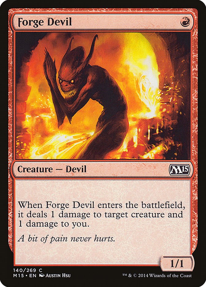 Forge Devil - Magic 2015 (M15) - Magic: The Gathering
