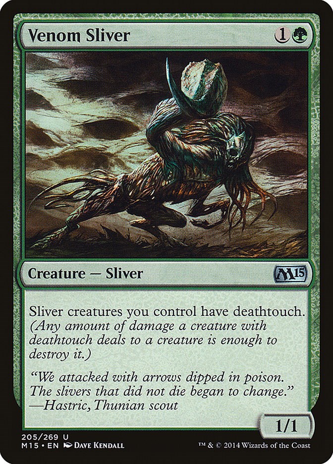 Venom Sliver - Magic 2015 (M15) - Magic: The Gathering