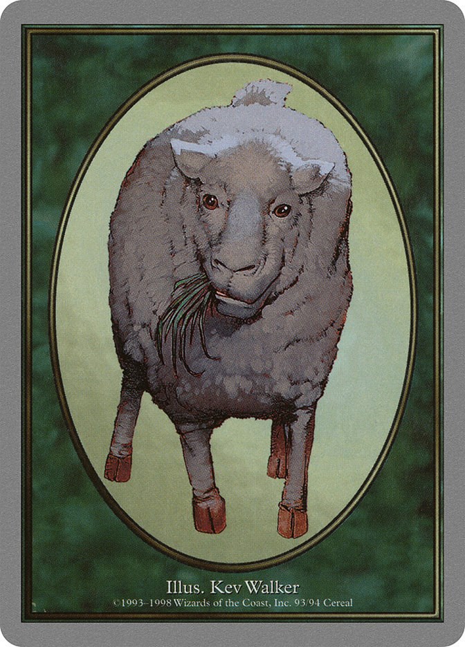 Sheep Token - Unglued - Magic: The Gathering