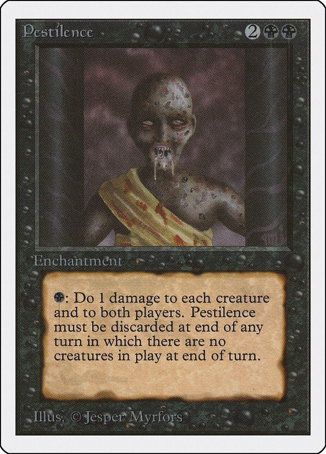 Pestilence - Unlimited Edition - Magic: The Gathering