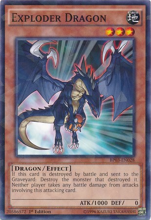 Exploder Dragon (Shatterfoil) - Battle Pack 3: Monster League - YuGiOh