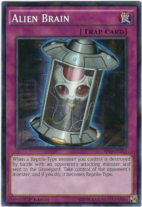 Alien Brain (Shatterfoil) - Battle Pack 3: Monster League - YuGiOh