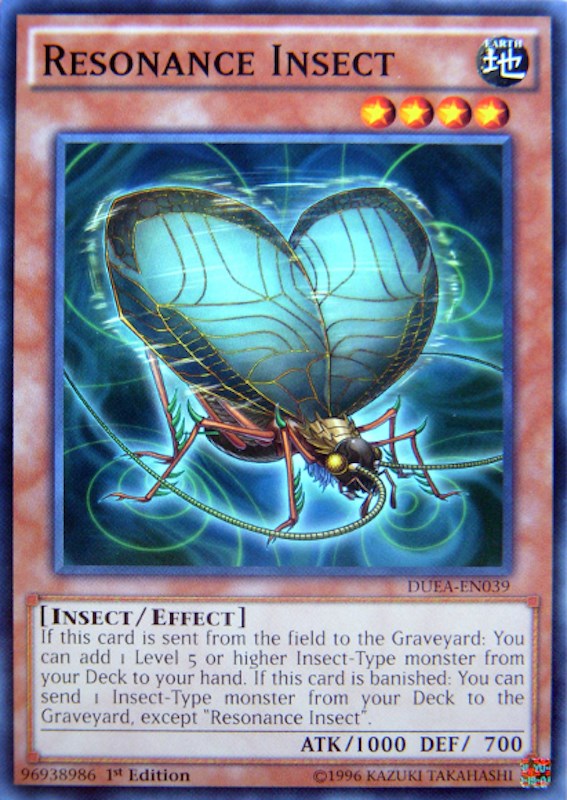 Resonance Insect - Duelist Alliance - YuGiOh