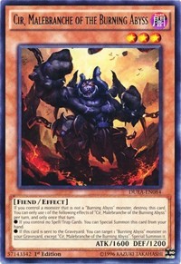 Cir, Malebranche of the Burning Abyss - Duelist Alliance - YuGiOh