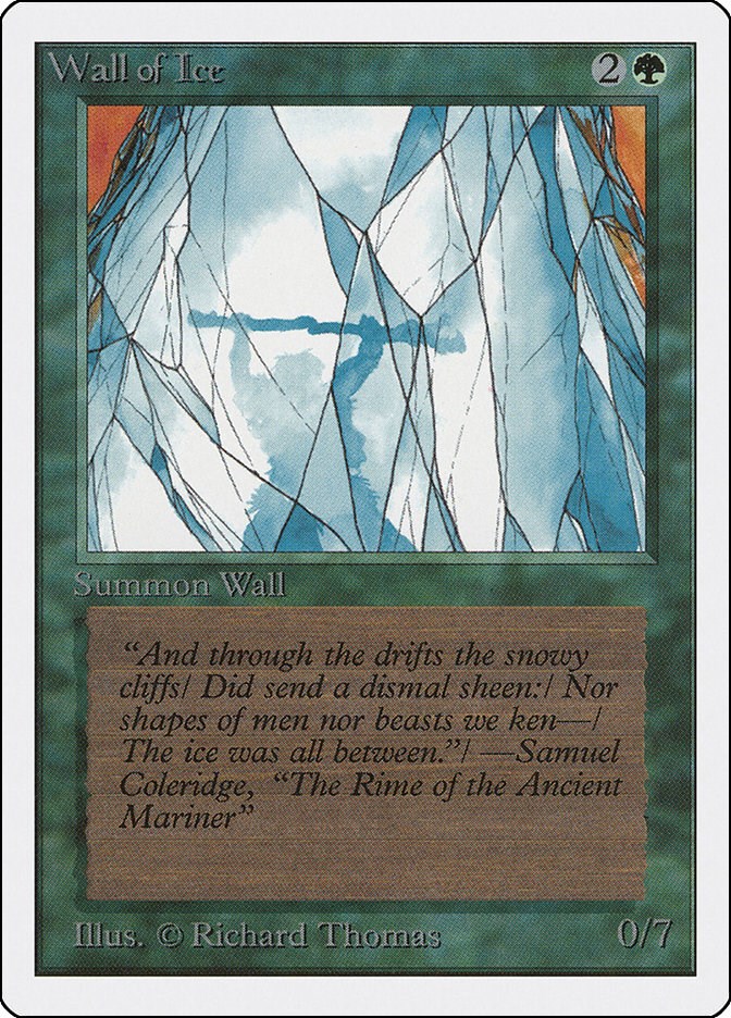 Wall of Ice - Unlimited Edition - Magic: The Gathering