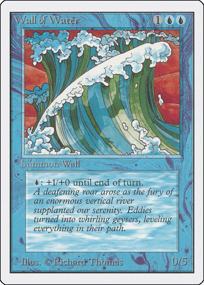 Wall of Water - Unlimited Edition - Magic: The Gathering