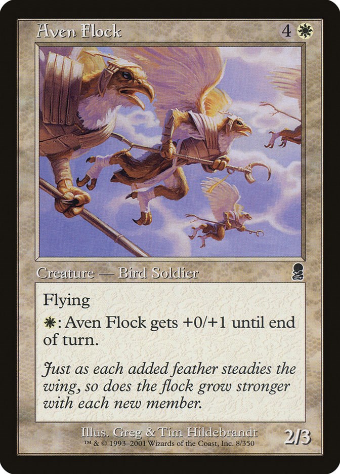Aven Flock - Odyssey - Magic: The Gathering