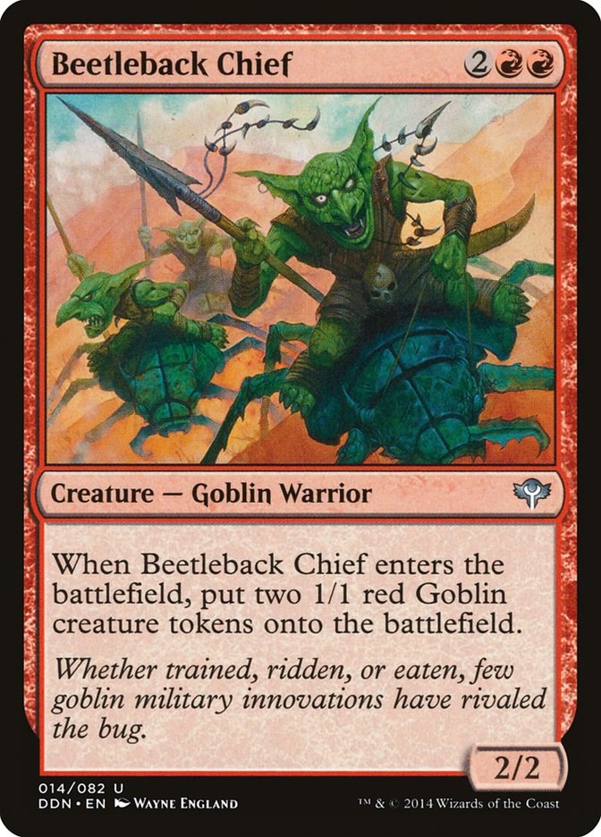 Beetleback Chief - Duel Decks: Speed vs. Cunning - Magic: The Gathering