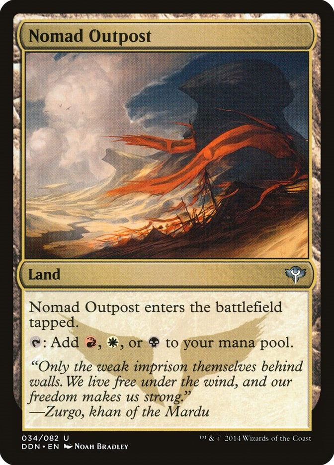 Nomad Outpost - Duel Decks: Speed vs. Cunning - Magic: The Gathering