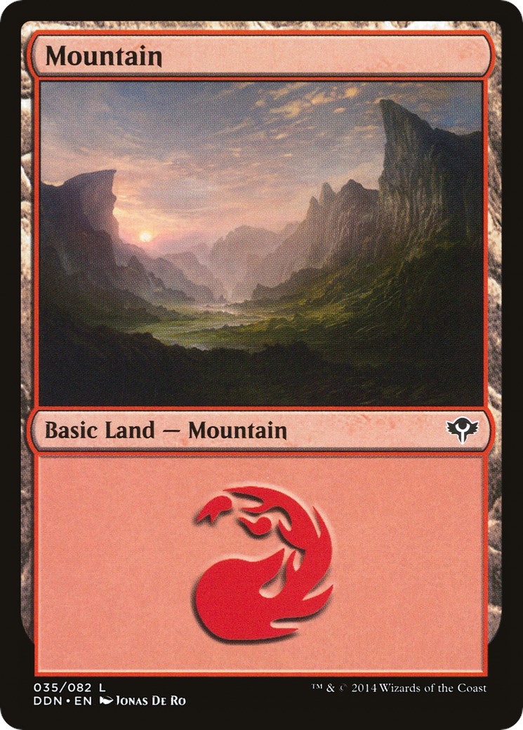 Mountain (035) - Duel Decks: Speed vs. Cunning - Magic: The Gathering