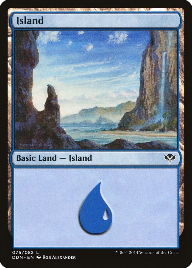 Island (075) - Duel Decks: Speed vs. Cunning - Magic: The Gathering