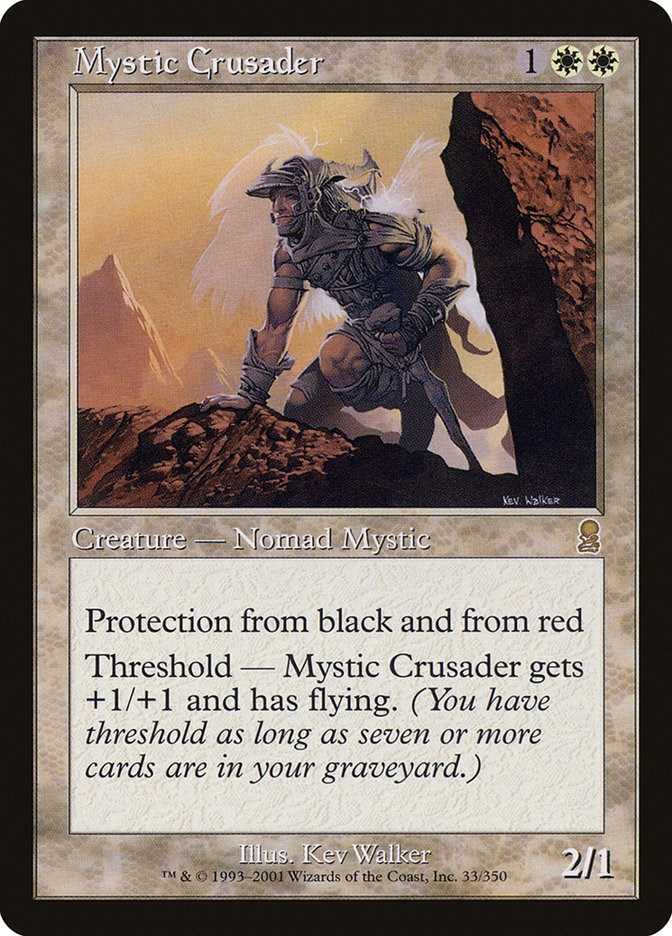 Mystic Crusader - Odyssey - Magic: The Gathering