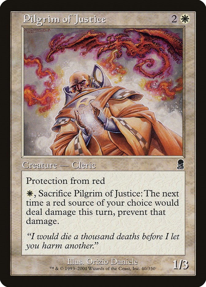 Pilgrim of Justice - Odyssey - Magic: The Gathering