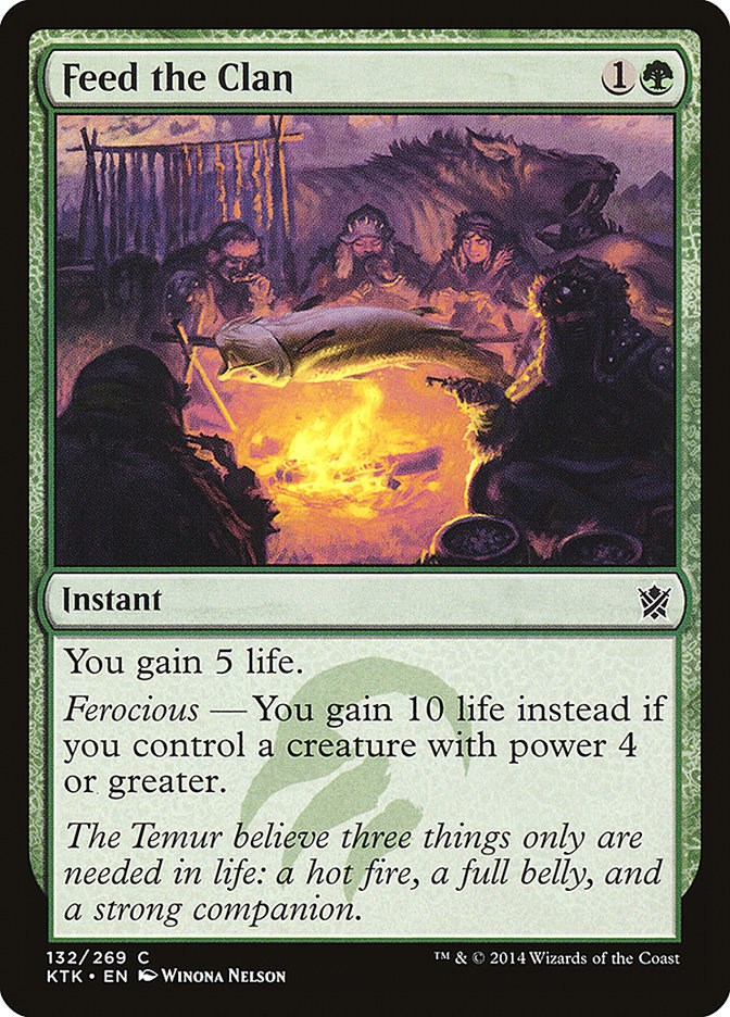 Feed the Clan - Khans of Tarkir - Magic: The Gathering