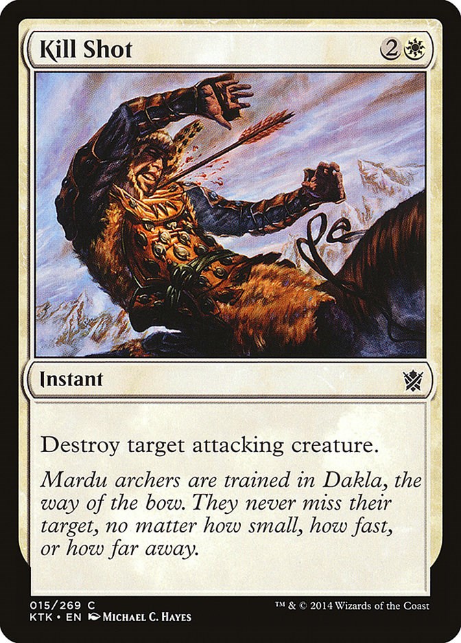 Kill Shot - Khans of Tarkir - Magic: The Gathering