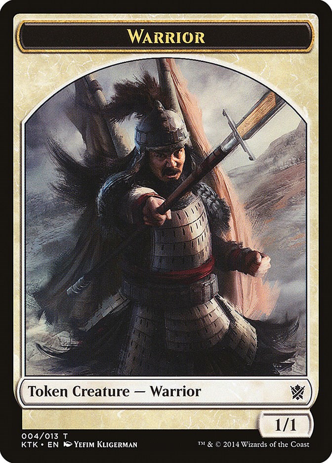 Warrior Token (004) - Khans of Tarkir - Magic: The Gathering
