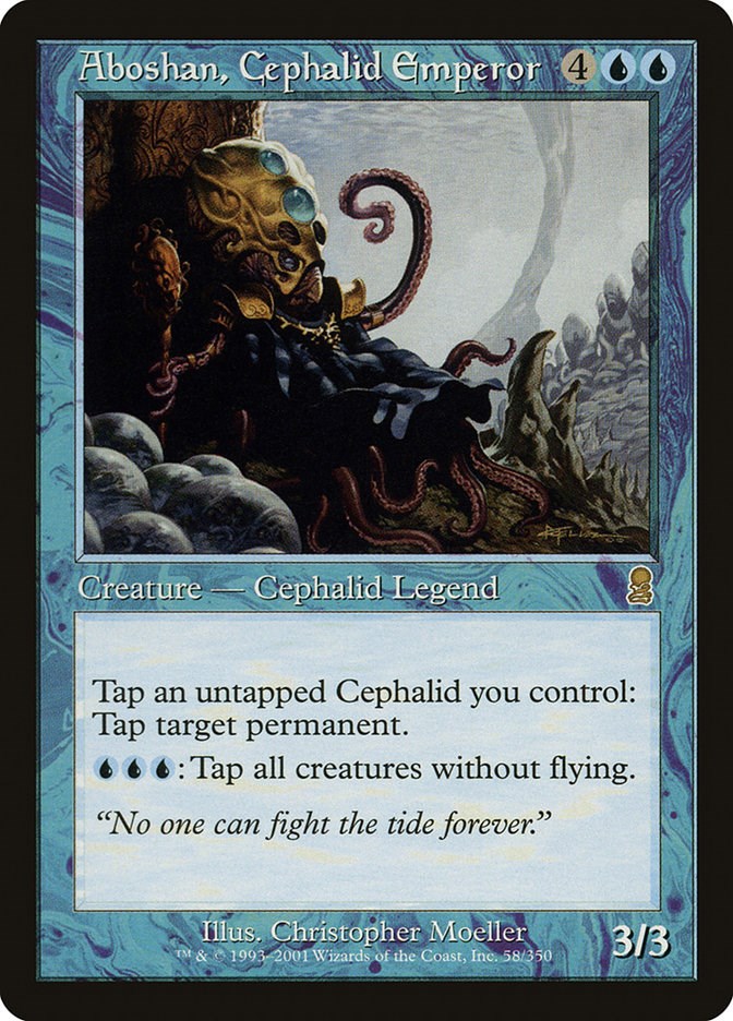Aboshan, Cephalid Emperor - Odyssey - Magic: The Gathering