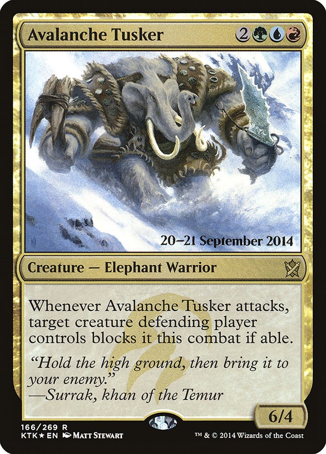 Avalanche Tusker - Prerelease Cards - Magic: The Gathering