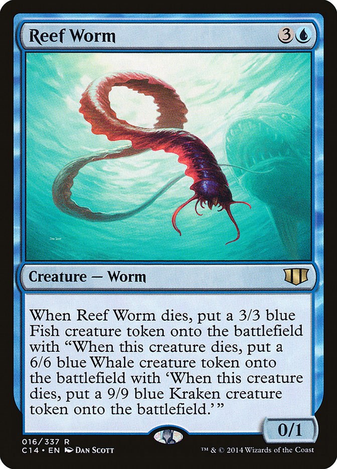Reef Worm - Commander 2014 - Magic: The Gathering