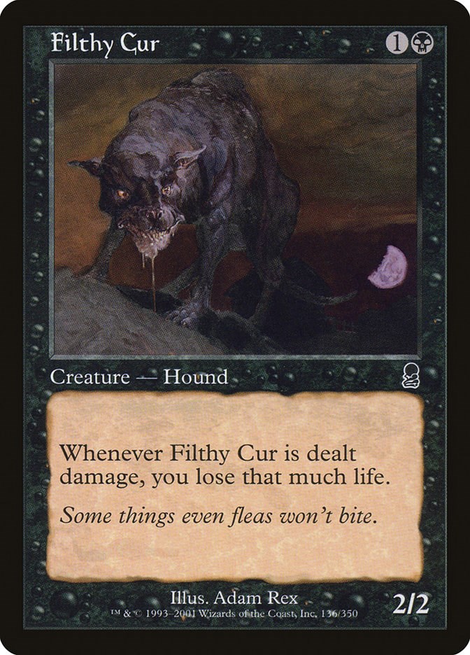 Filthy Cur - Odyssey - Magic: The Gathering