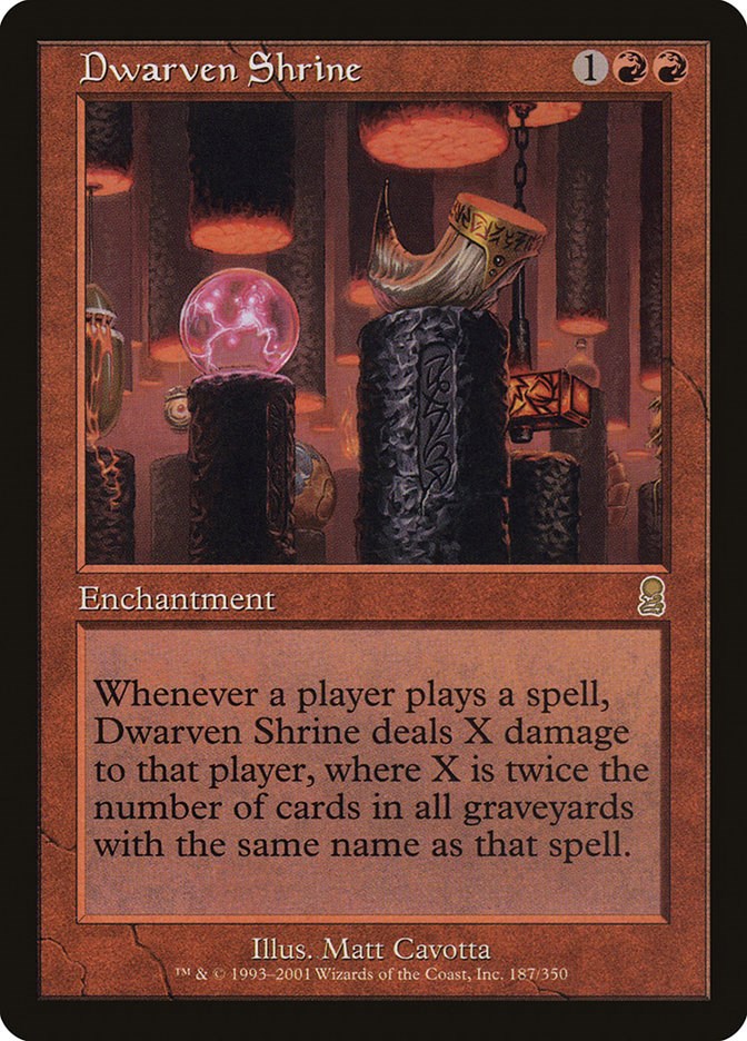 Dwarven Shrine - Odyssey - Magic: The Gathering
