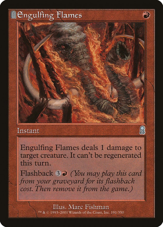 Engulfing Flames - Odyssey - Magic: The Gathering