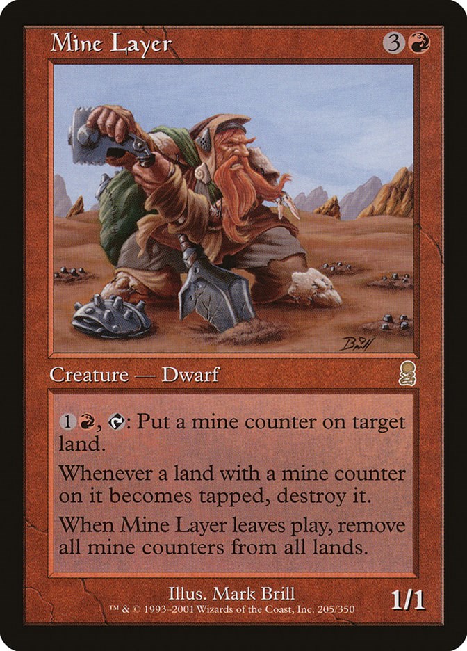 Mine Layer - Odyssey - Magic: The Gathering