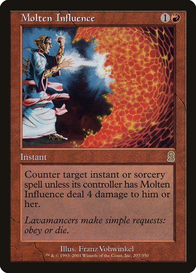 Molten Influence - Odyssey - Magic: The Gathering