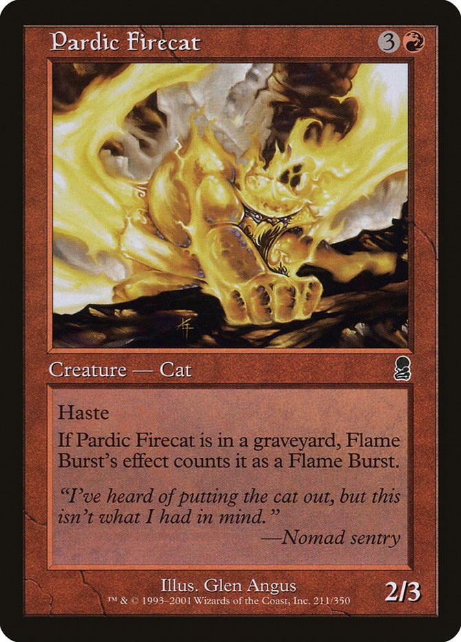 Pardic Firecat - Odyssey - Magic: The Gathering
