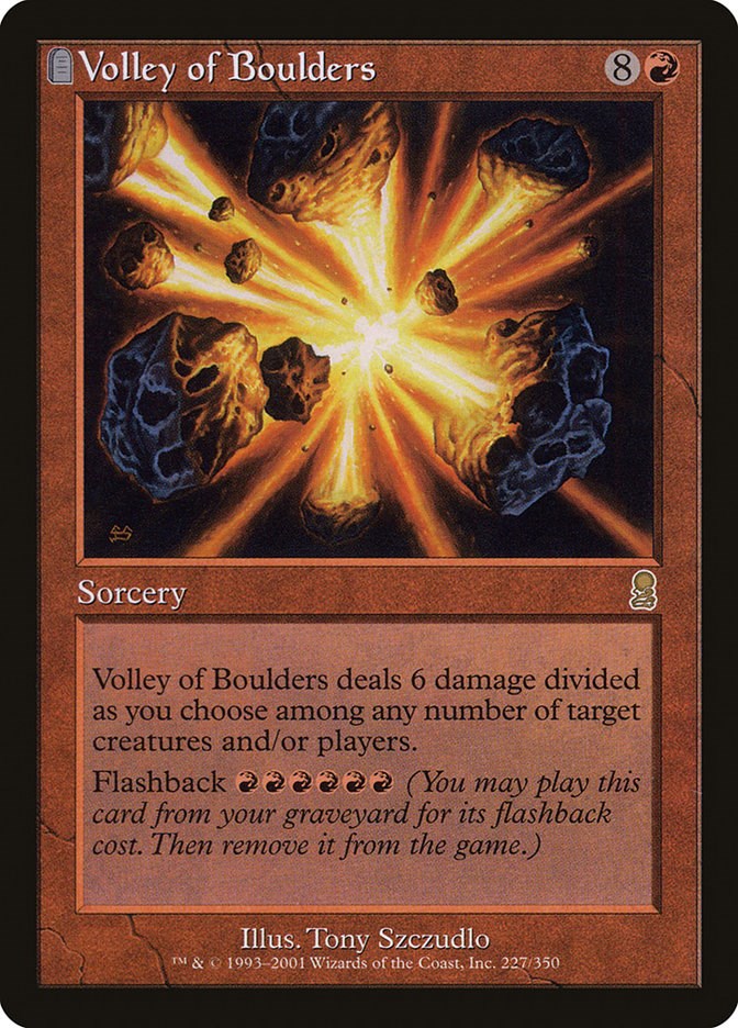 Volley of Boulders - Odyssey - Magic: The Gathering