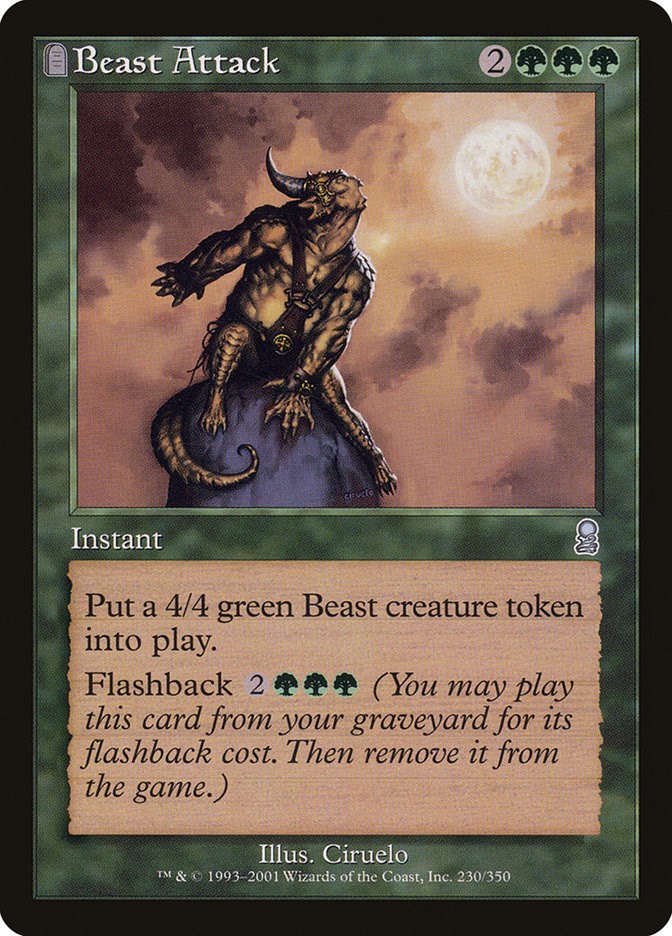 Beast Attack - Odyssey - Magic: The Gathering