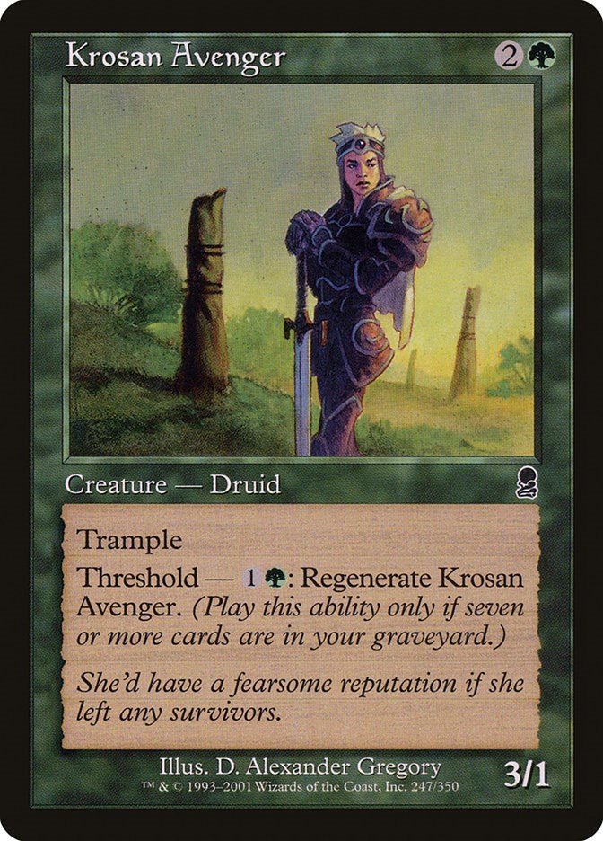 Krosan Avenger - Odyssey - Magic: The Gathering