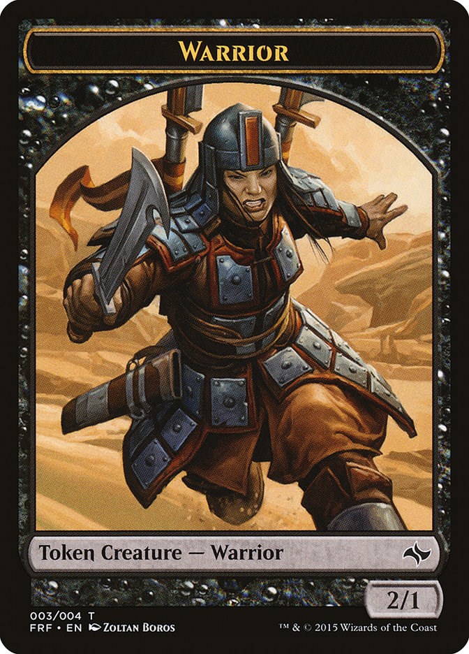 Warrior Token - Fate Reforged - Magic: The Gathering
