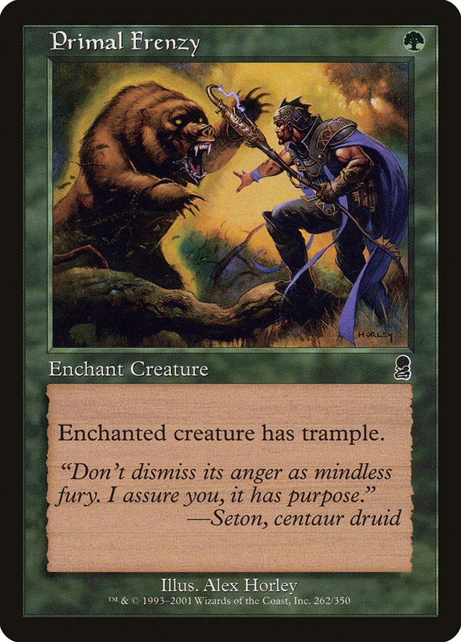 Primal Frenzy - Odyssey - Magic: The Gathering