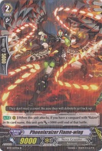 Phoenixraizer Flame-wing - Blazing Perdition ver.E - Cardfight Vanguard