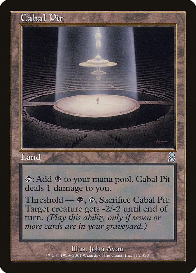 Cabal Pit - Odyssey - Magic: The Gathering