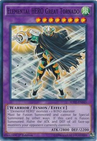 Elemental HERO Great Tornado - Structure Deck: HERO Strike - YuGiOh