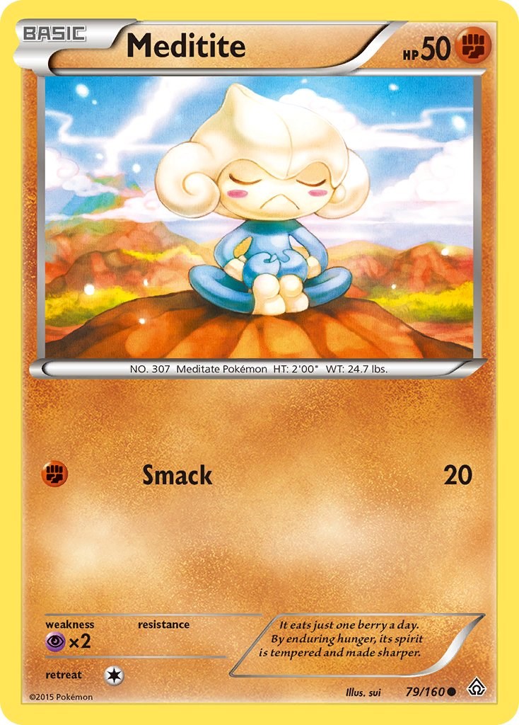 Meditite - XY - Primal Clash - Pokemon