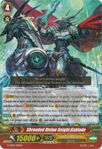 Shrouded Divine Knight, Gablade (Foil) - G-TD02: Divine Swordsman of the Shiny Star - Cardfight ...