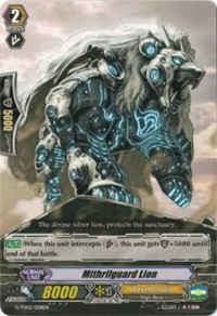 Mithrilguard Lion - G-TD02: Divine Swordsman of the Shiny Star - Cardfight Vanguard