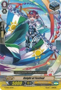 Knight of Festival - G-TD02: Divine Swordsman of the Shiny Star - Cardfight Vanguard