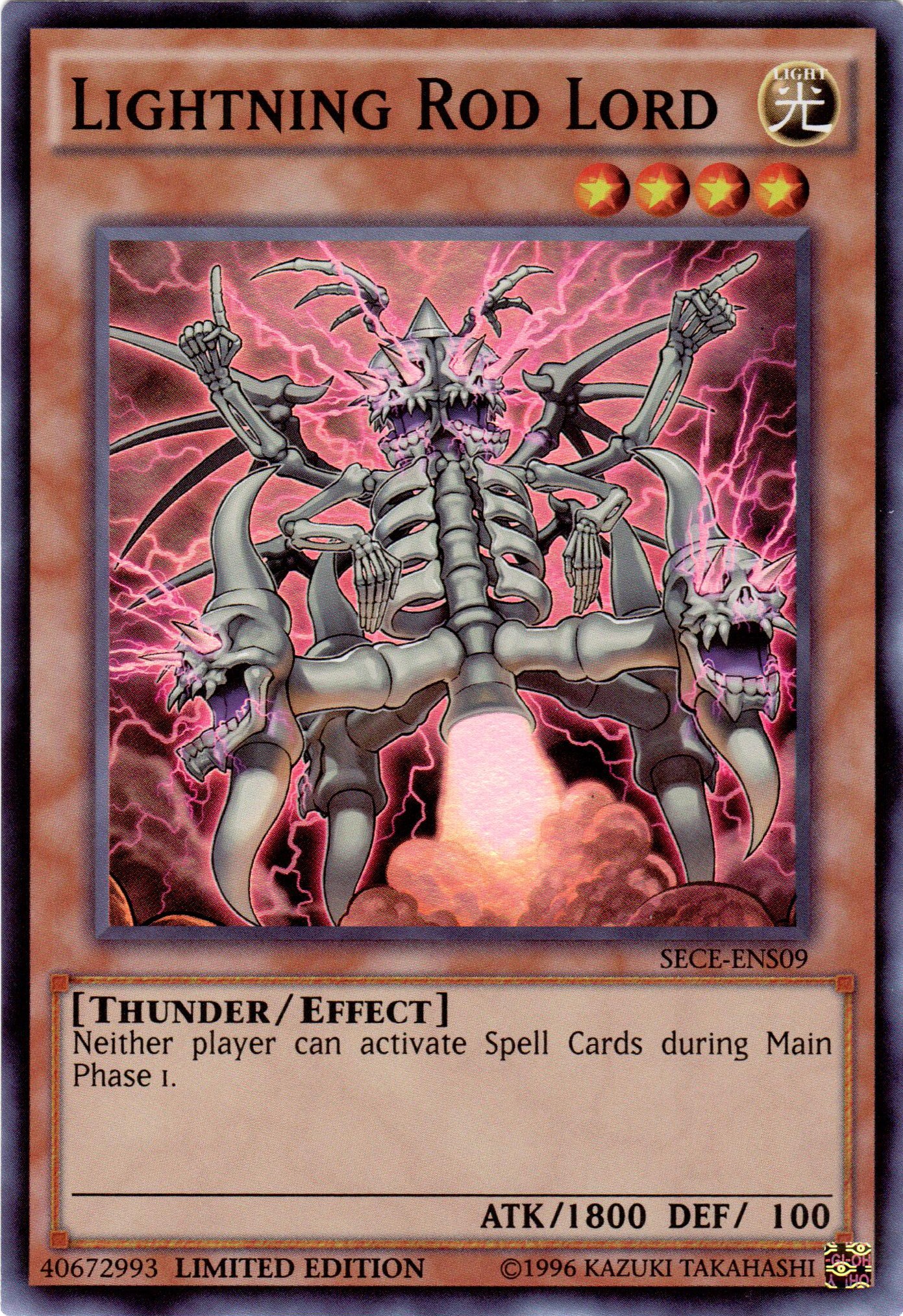 Lightning Rod Lord (SE) - Secrets of Eternity - YuGiOh