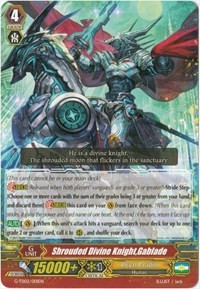 Shrouded Divine Knight, Gablade - G-TD02: Divine Swordsman of the Shiny Star - Cardfight Vanguard
