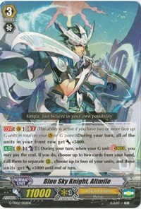 Blue Sky Knight, Altmile - G-TD02: Divine Swordsman of the Shiny Star - Cardfight Vanguard
