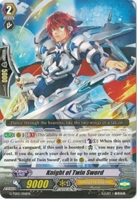 Knight of Twin Sword - G-TD02: Divine Swordsman of the Shiny Star - Cardfight Vanguard