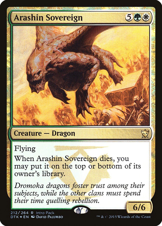 Arashin Sovereign - Unique and Miscellaneous Promos - Magic: The Gathering