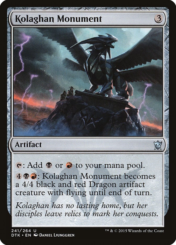 Kolaghan Monument - Dragons of Tarkir - Magic: The Gathering