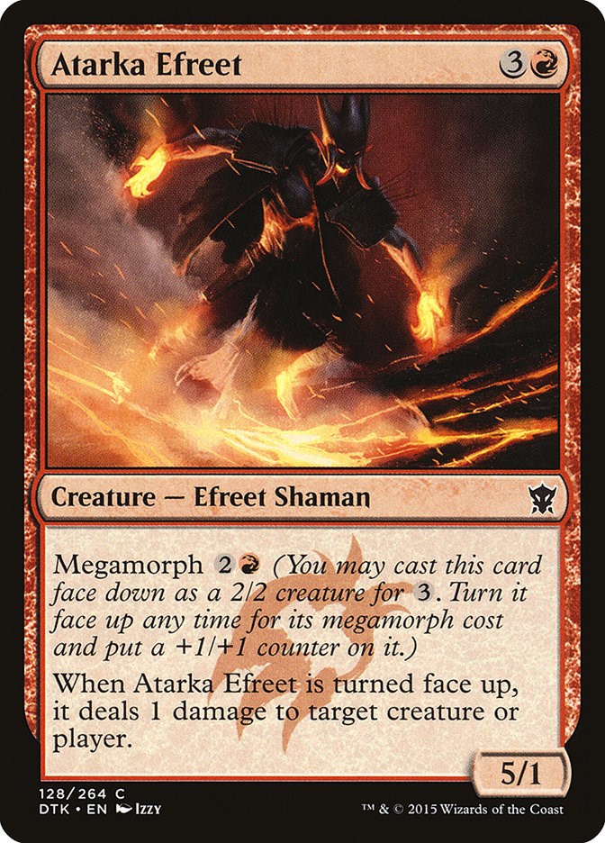 Atarka Efreet - Dragons of Tarkir - Magic: The Gathering