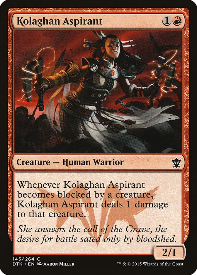 Kolaghan Aspirant - Dragons of Tarkir - Magic: The Gathering